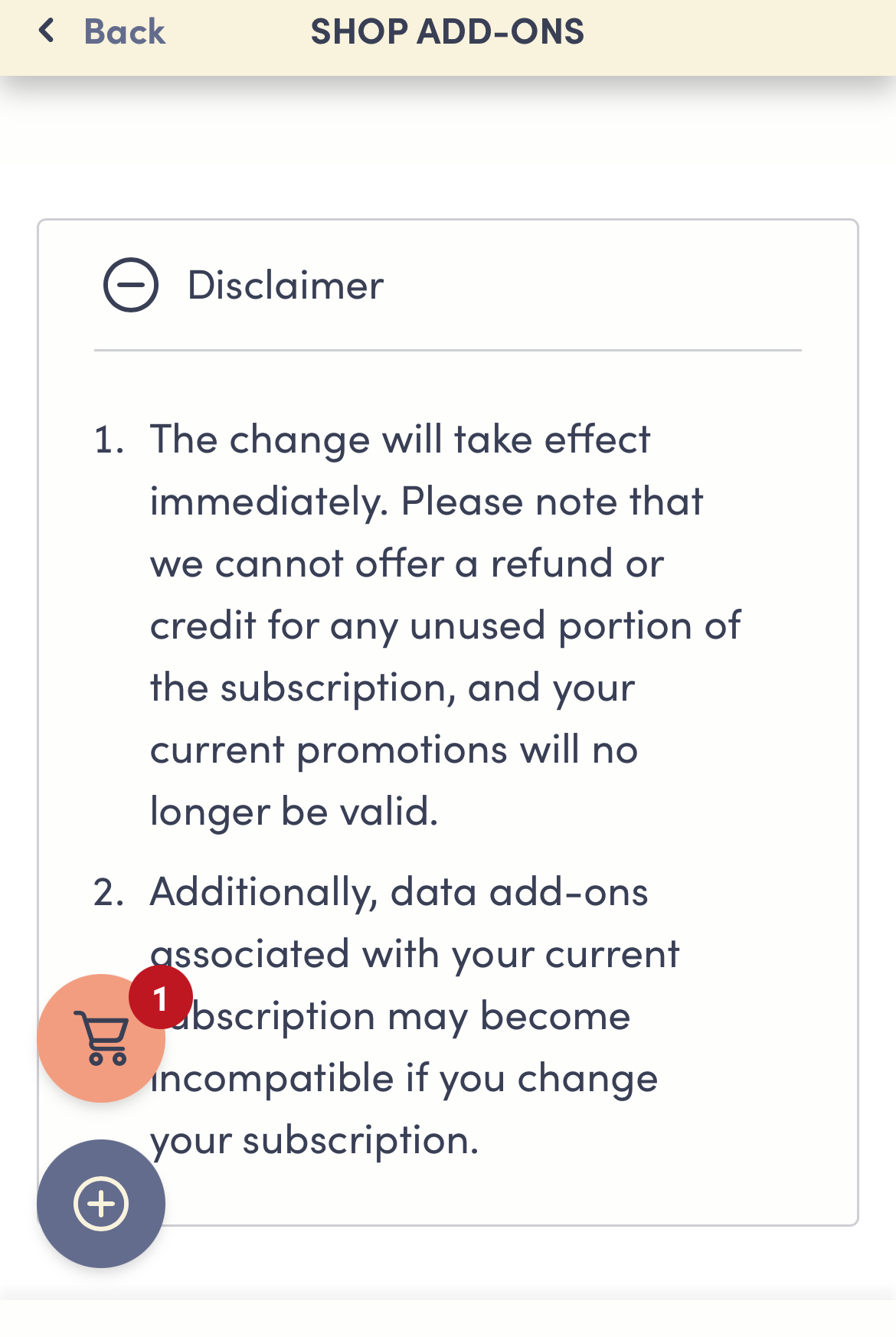 US add ons: promotion stops? - Community