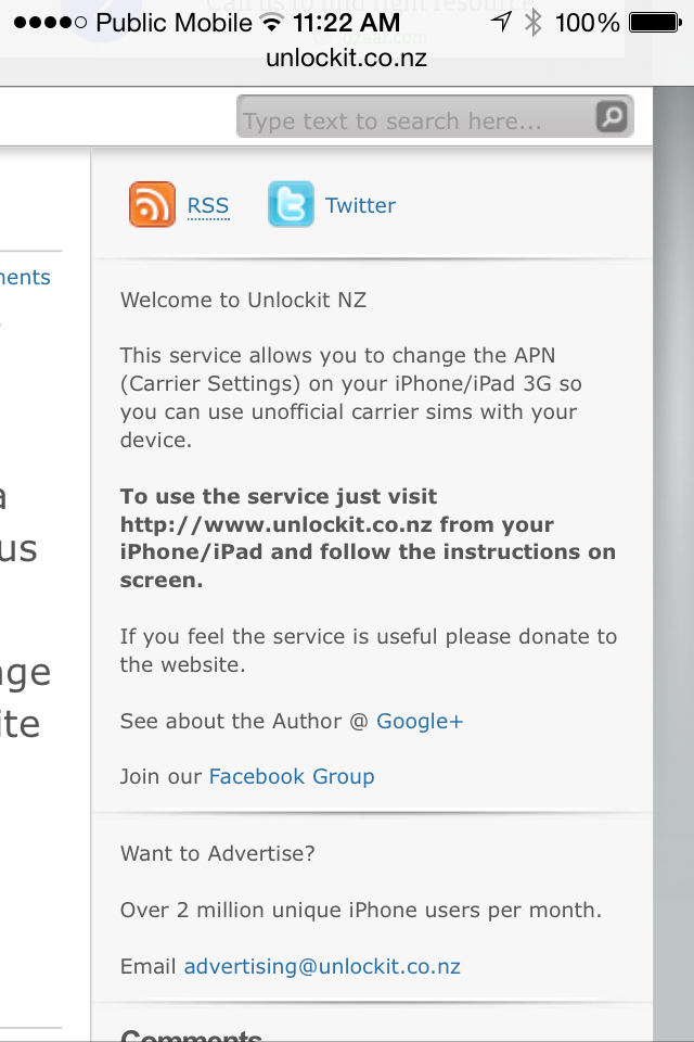 iPhone Update and APN settings - Community