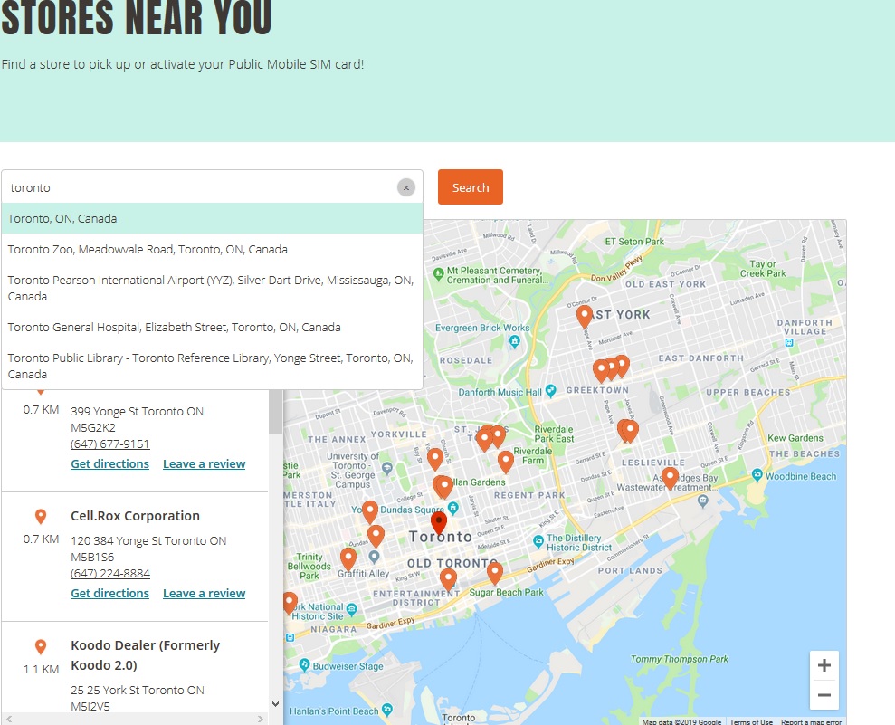 Problem with Store Locator - Community