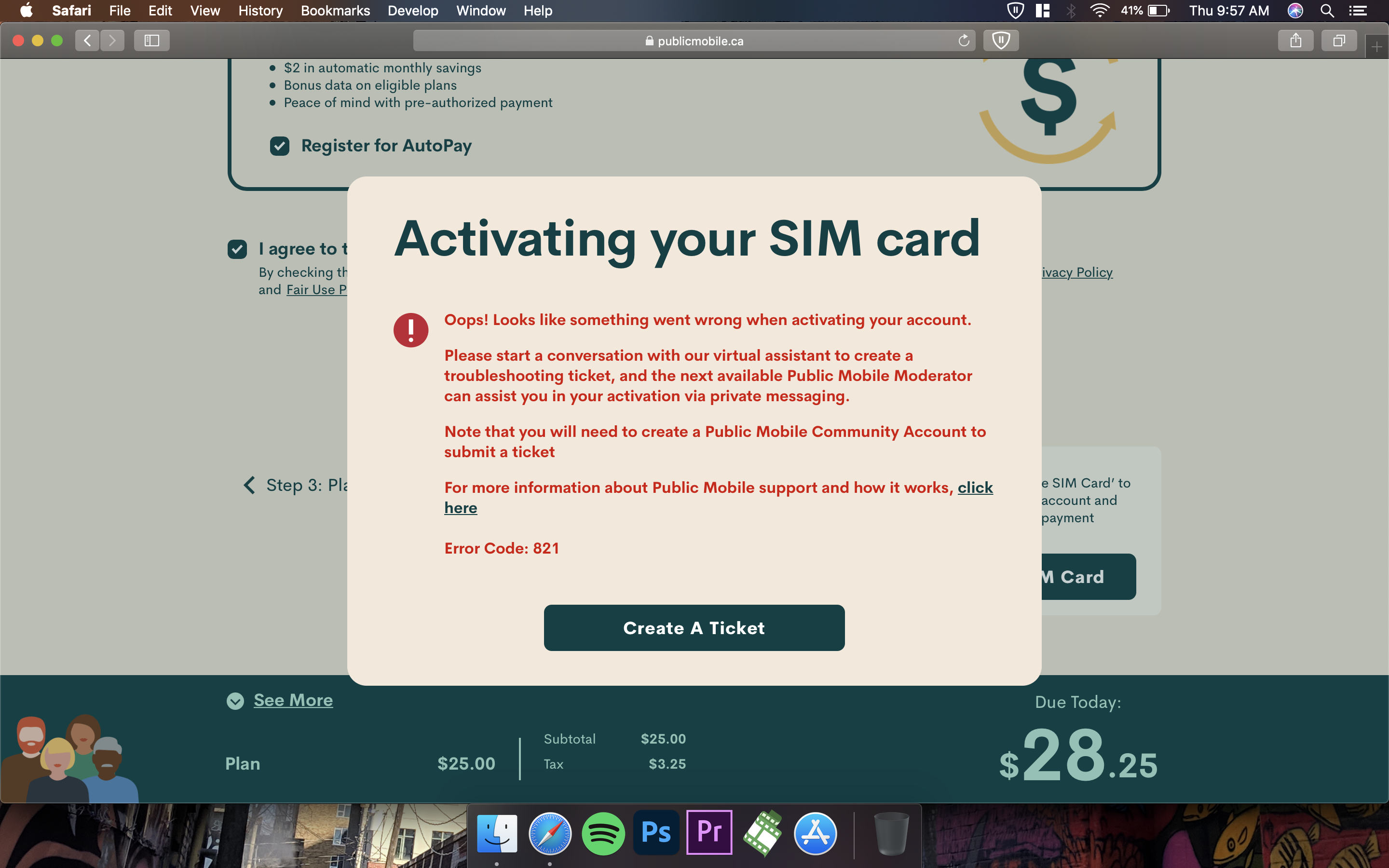 Solved: Error when Activating SIM card. Porting number fro... - Community