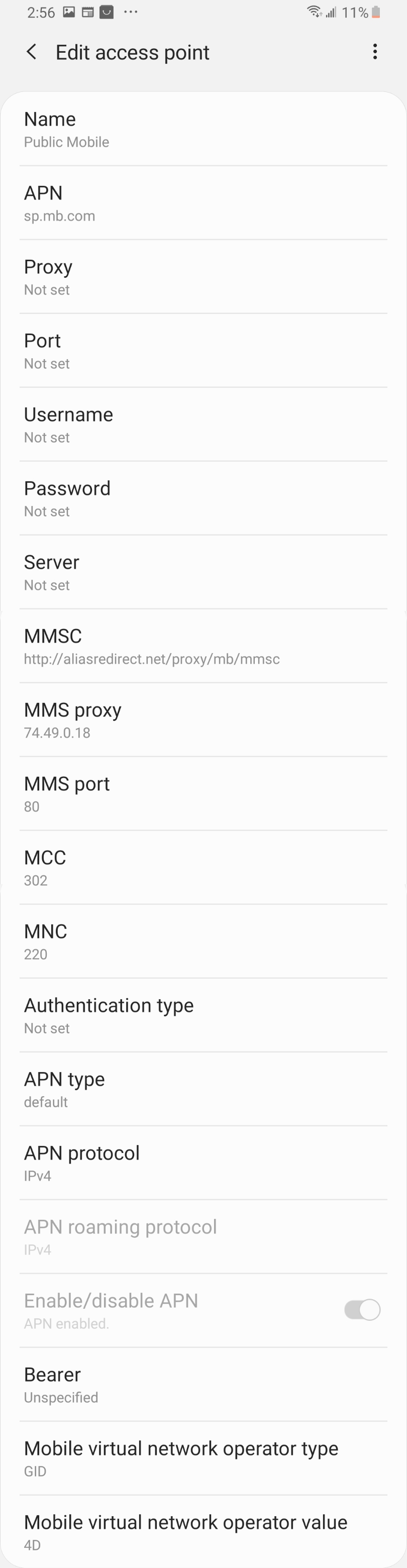 APN Setting for MMS only - Community