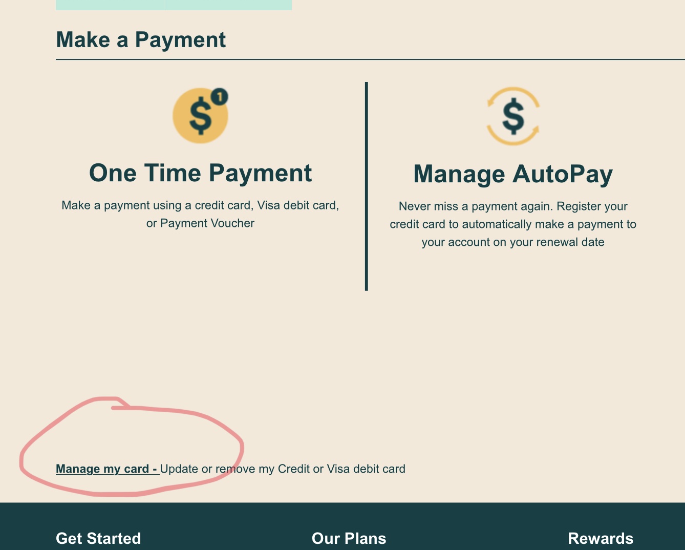 Solved: Updating credit card expiry date - Community