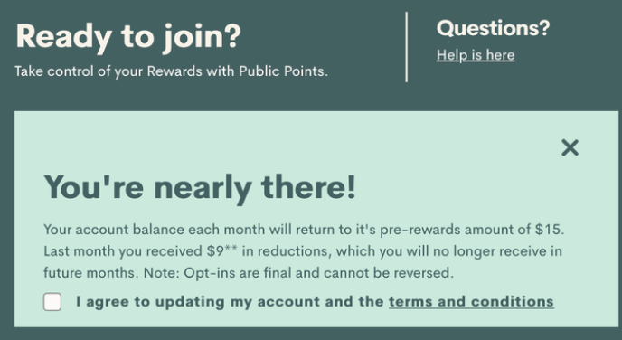 Public Points Joining Confirmation Email - Jan 24 - Community