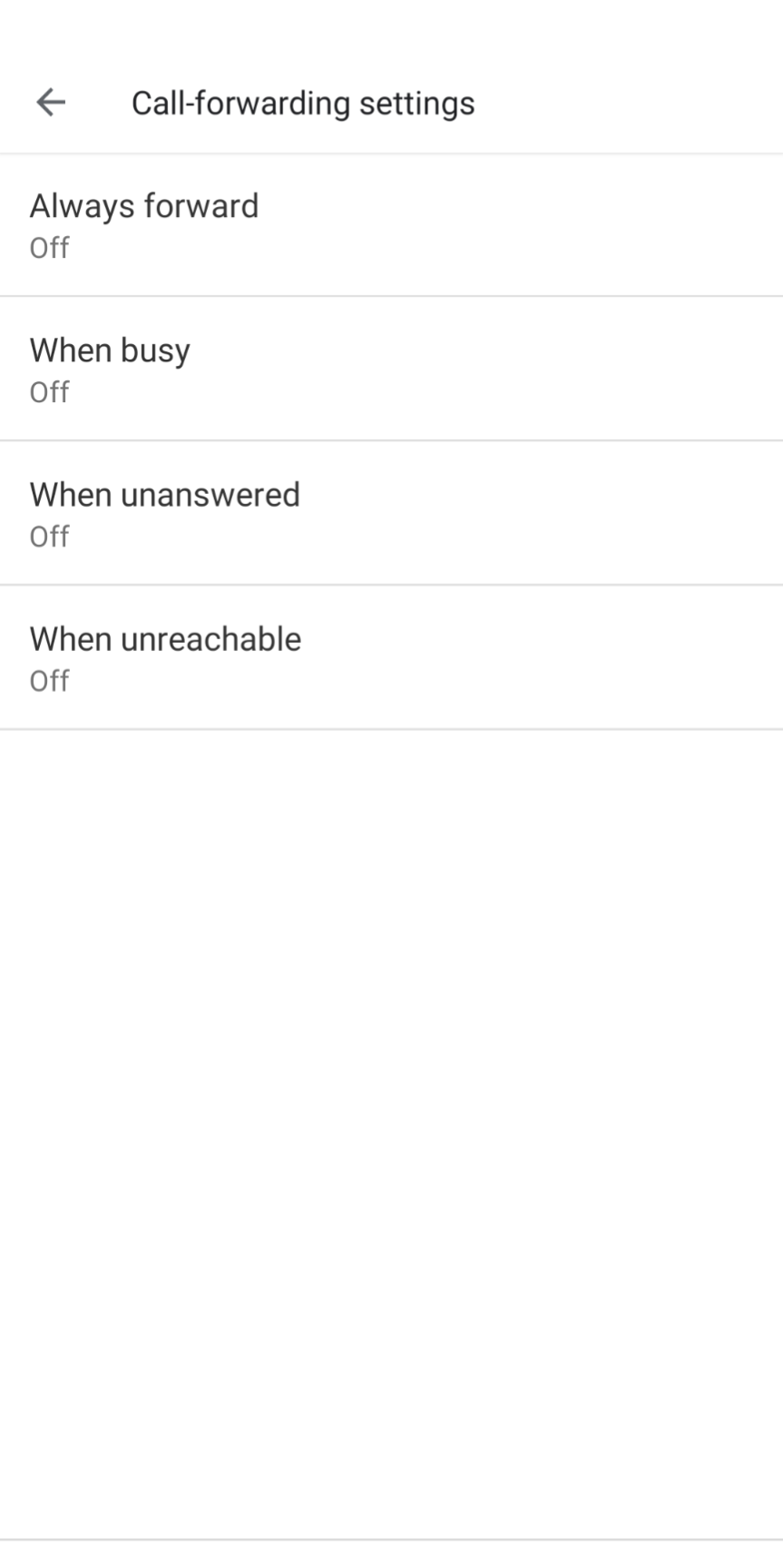 Solved: Conditional call forwarding BROKEN - Community