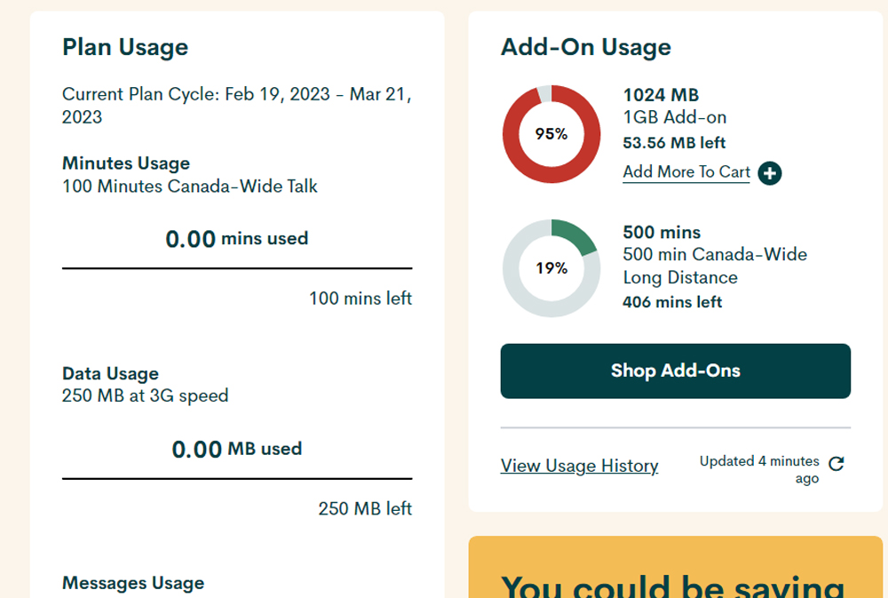 Purchased data being used before free data - Community