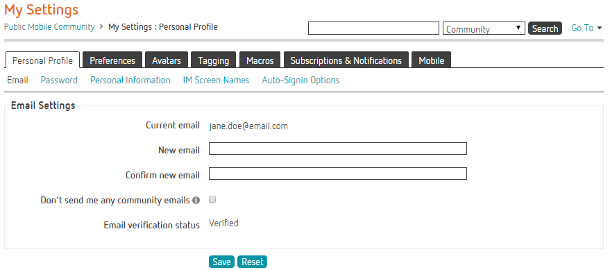 How do I change the email address associated with ... - Community