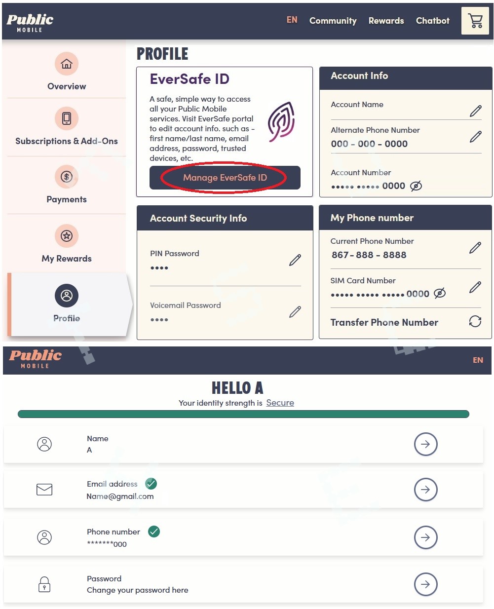 How to change my email - Community