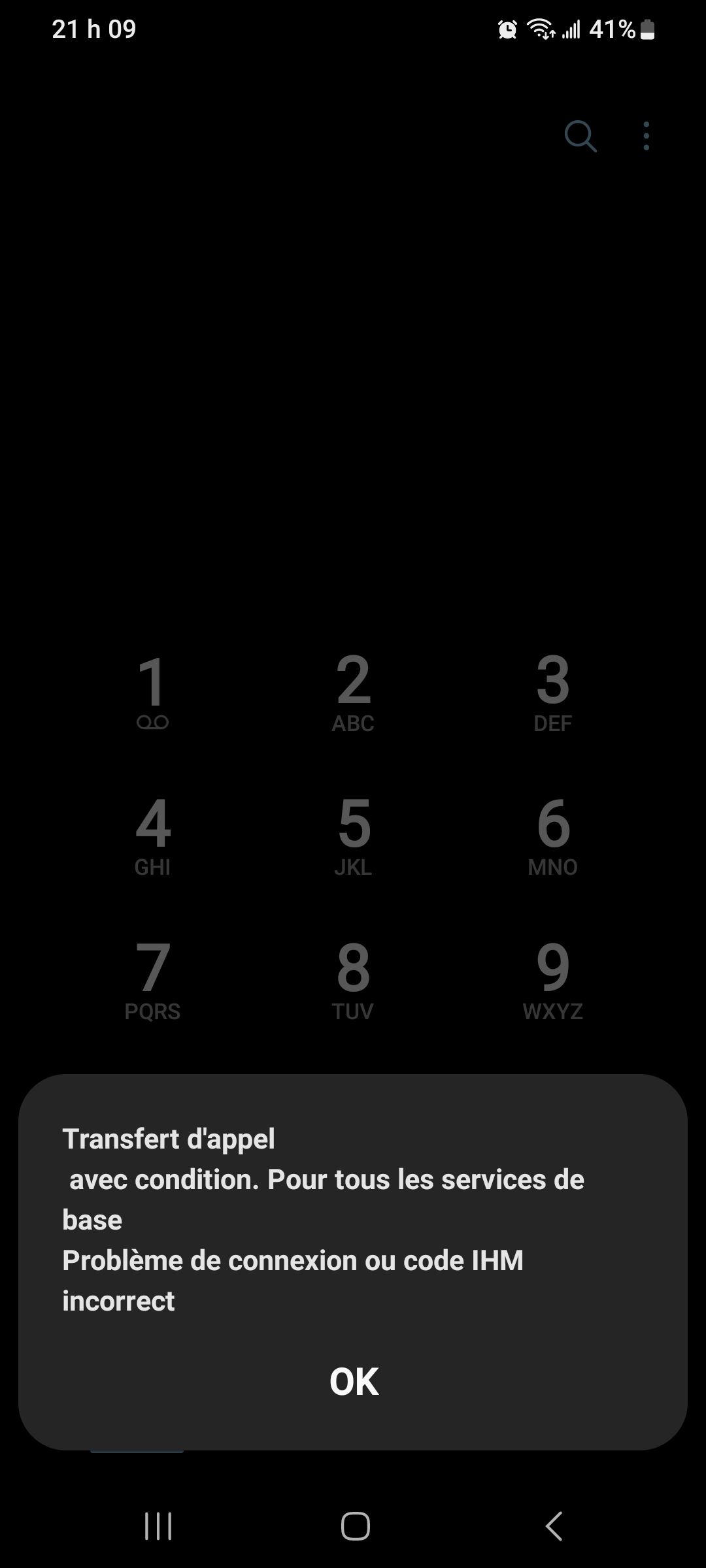 Résolu : Boite vocale fonctionne pas - Community