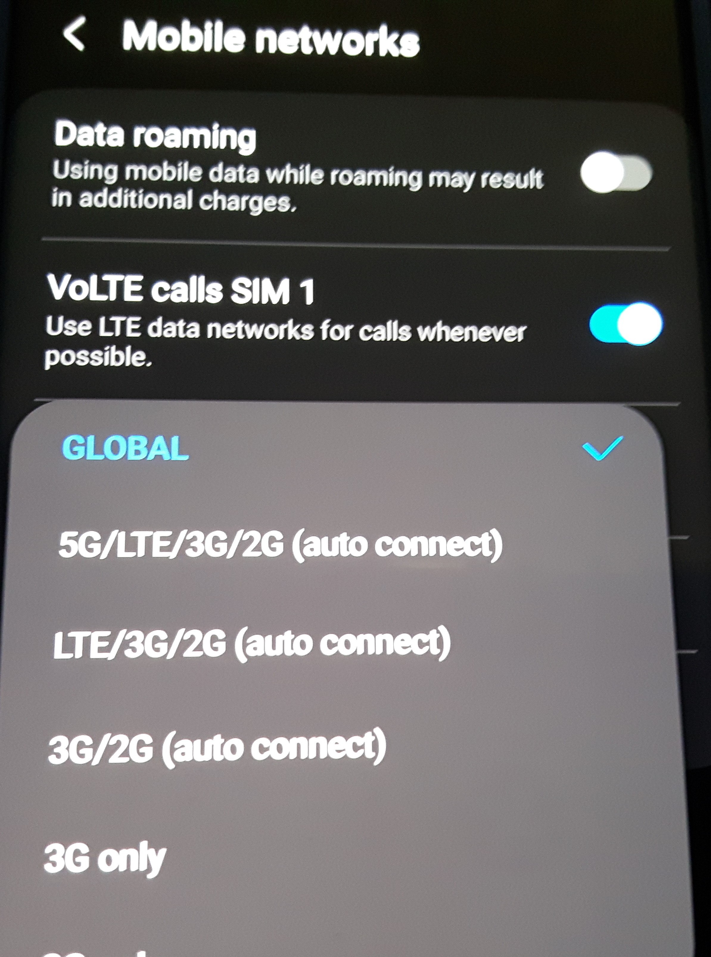 I thought public had 5g and volte? - Community