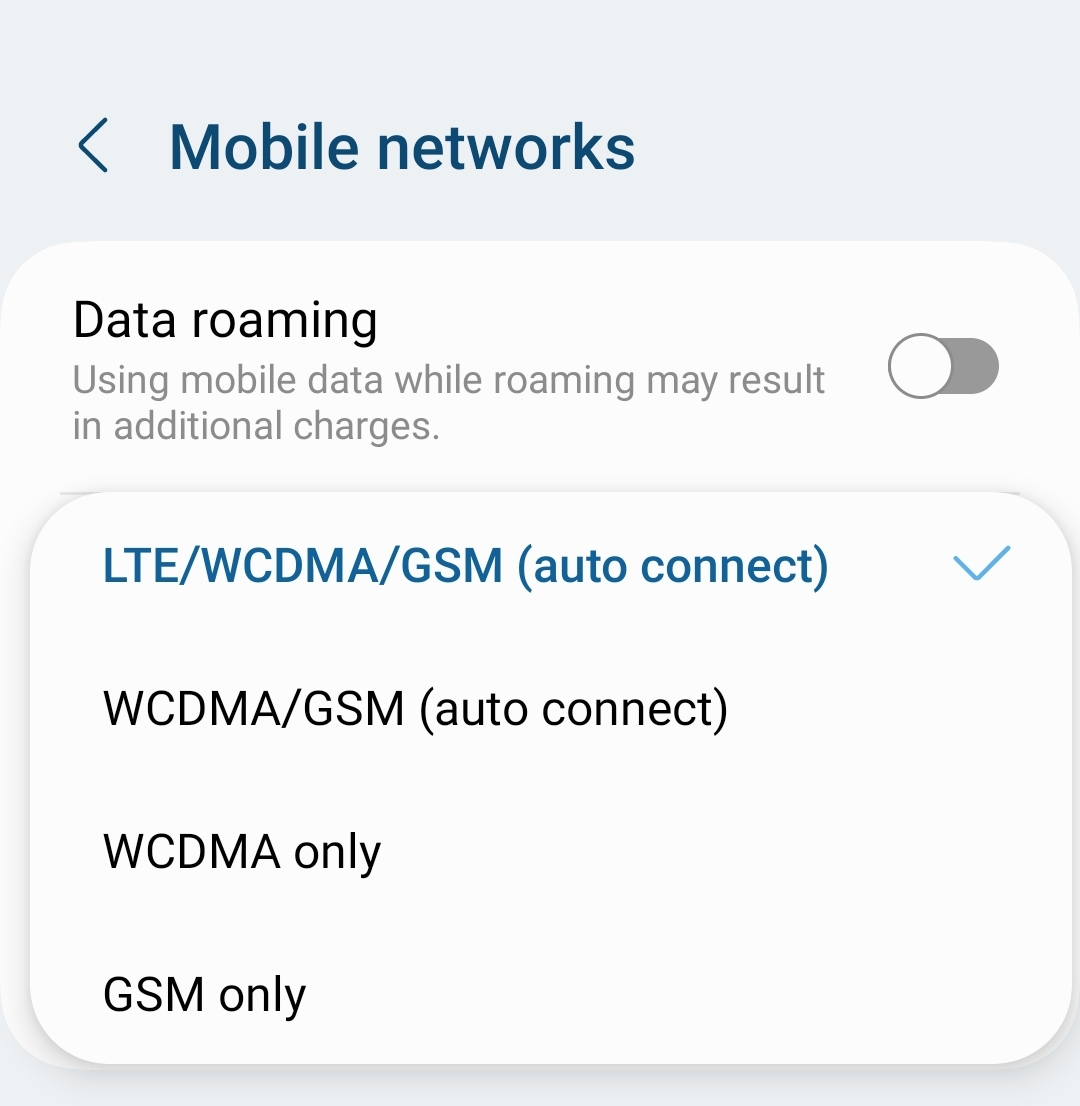 5G Network Mode - Not available Help - Community